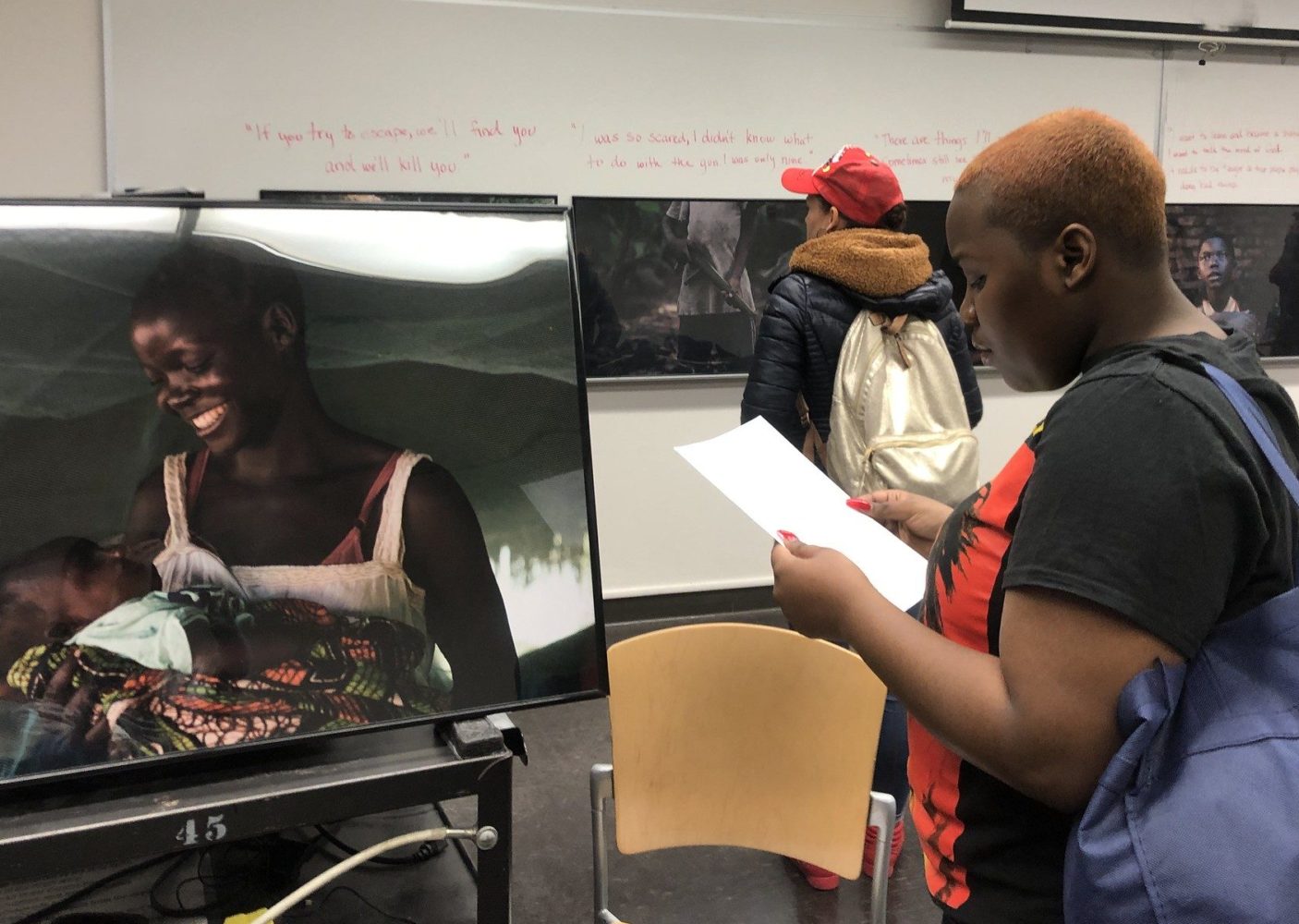 Hunter College Students Bring Child Soldier Exhibition to School | CMMB ...